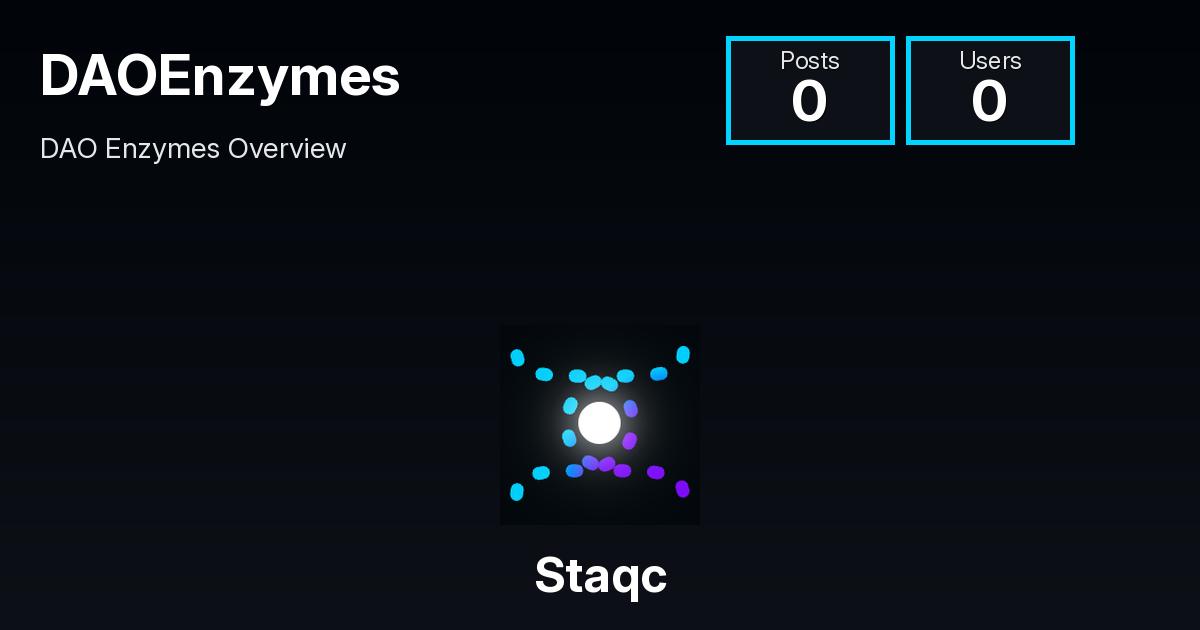 DAO Enzymes | Supplement DetailsStaqc | Track and Analyze Your Health Data